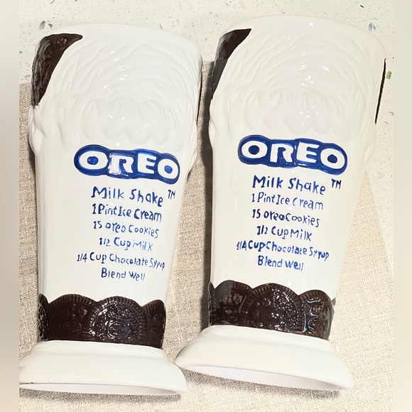 Houston Harvest | Kitchen | Vintage Oreo Milkshake Mugs Set Of 2 | Poshmark